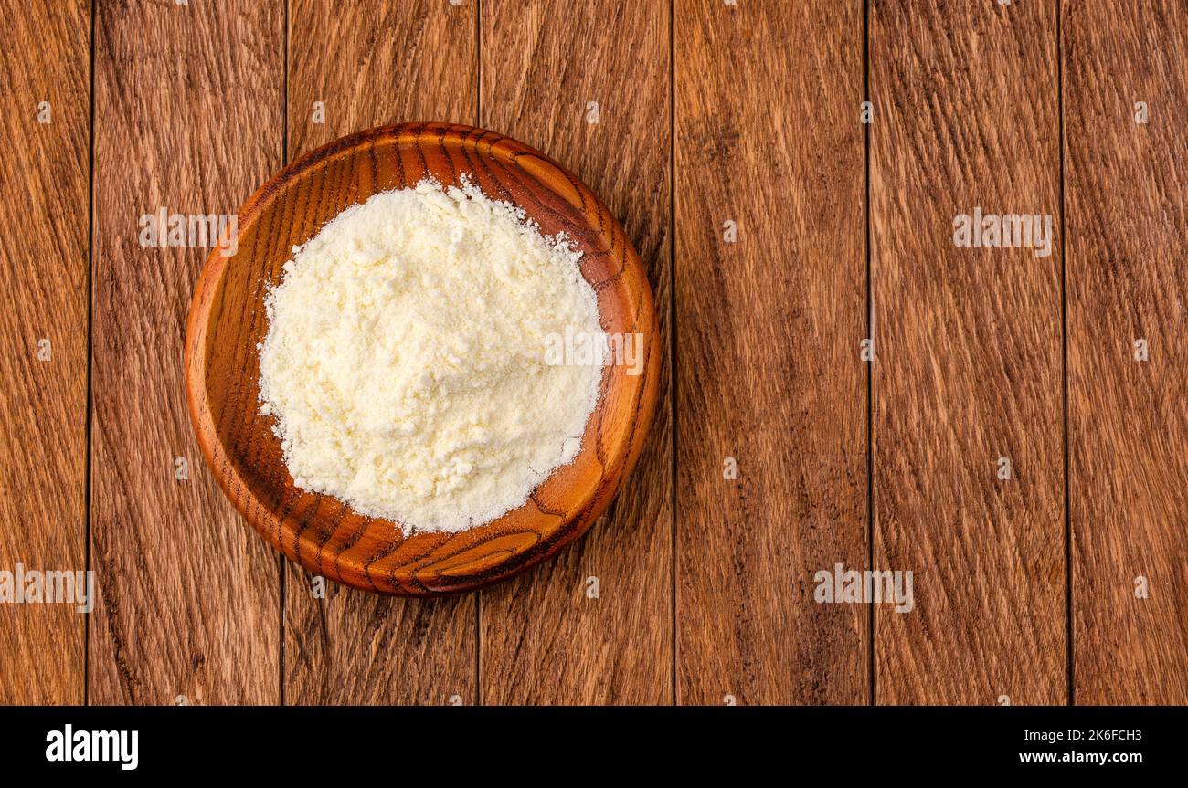Powdered milk in bowl hi-res stock photography and images - Alamy