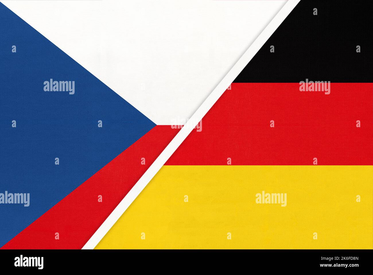 Czechia germany flag hi-res stock photography and images - Alamy