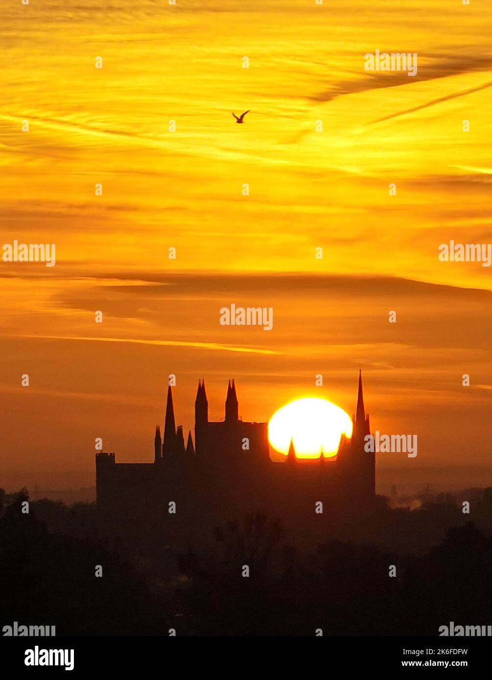 Peterborough cathedral sunrise hi-res stock photography and images - Alamy
