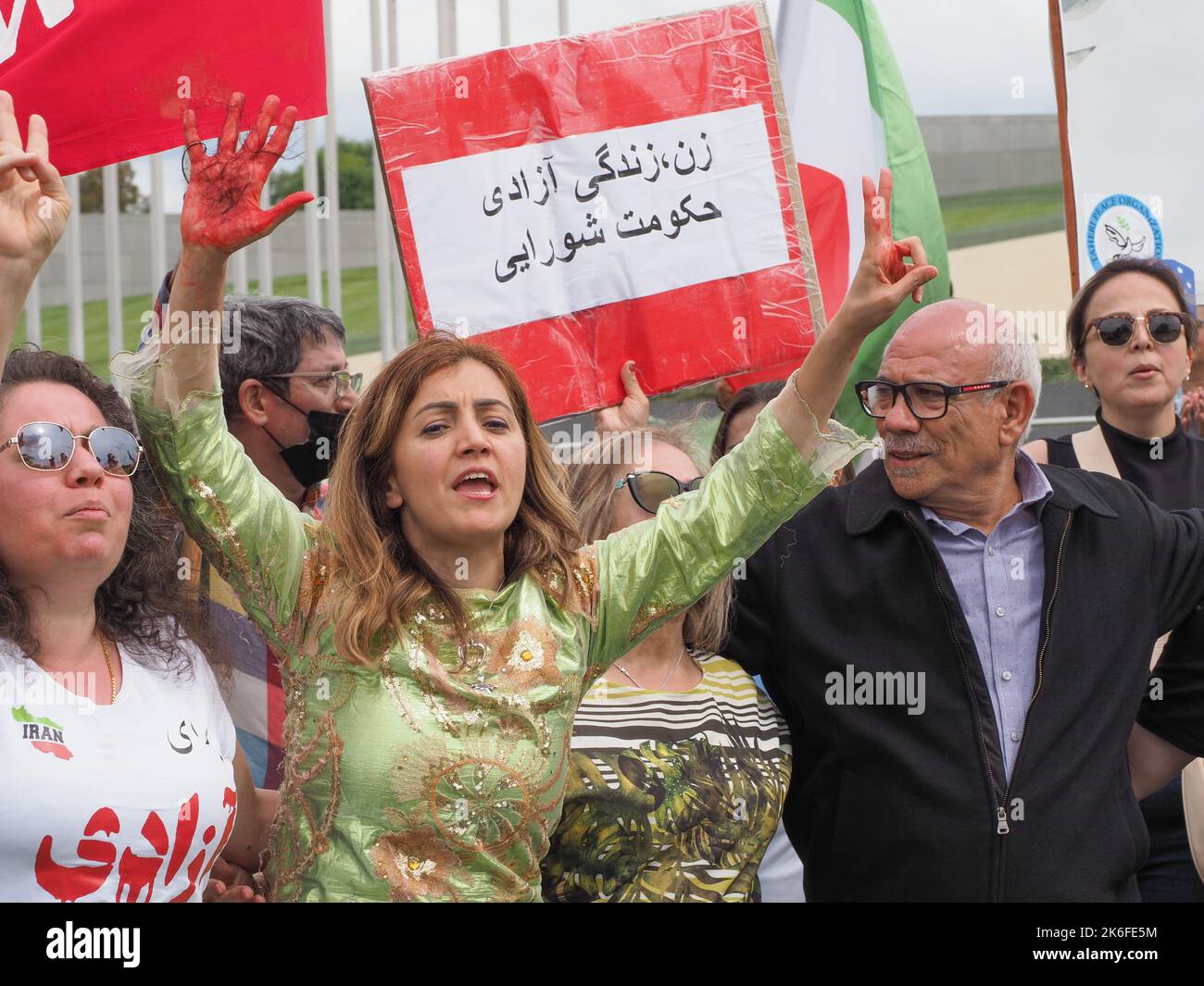 Freedom for Iran Rally at Parliament House 12 October 2022 Stock Photo ...
