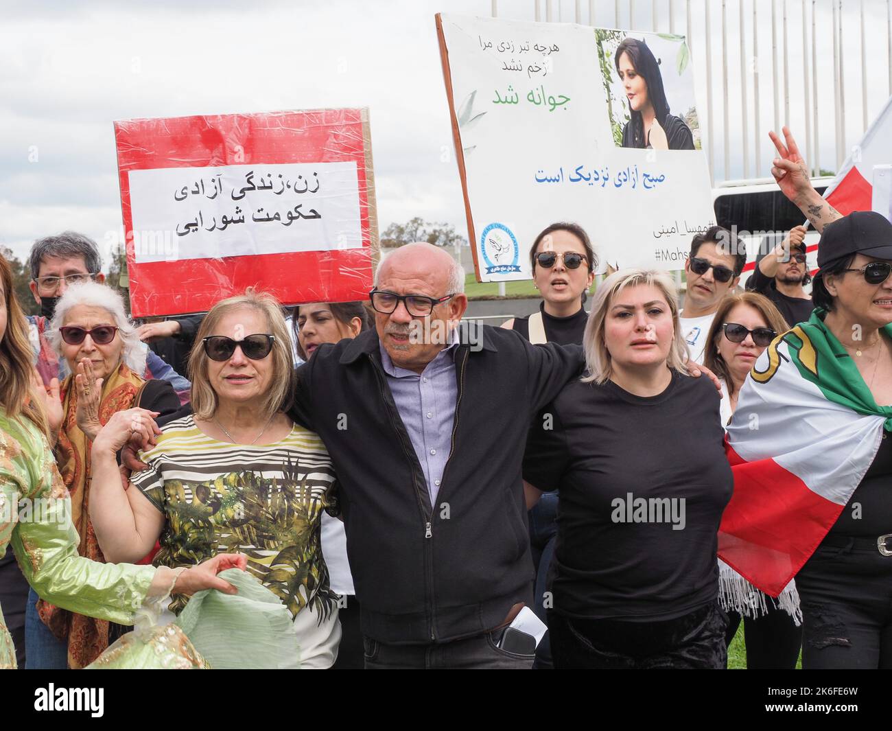 Freedom for Iran Rally at Parliament House 12 October 2022 Stock Photo ...
