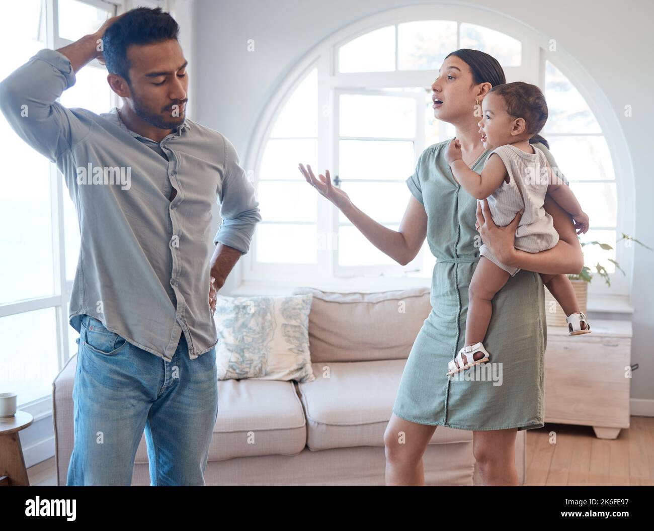 With a weak husband, who needs enemies. a young couple looking ...
