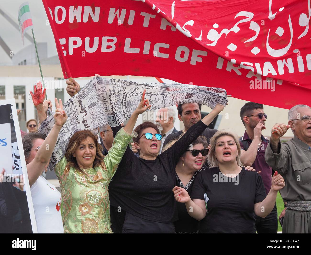 Freedom for Iran Rally at Parliament House 12 October 2022 Stock Photo ...