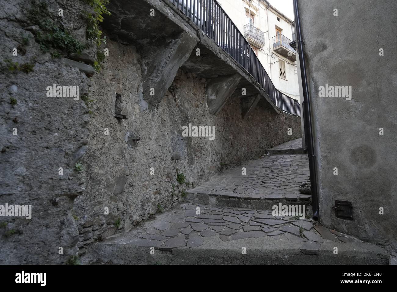 The photos represent what is today and what was San Donato di Ninea. An ...