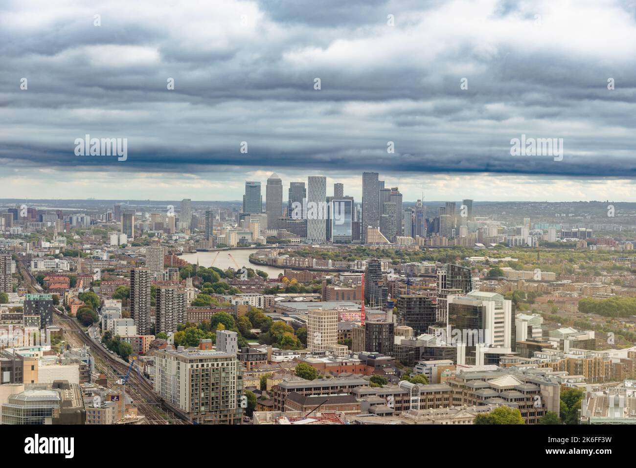 Looking down on London Stock Photo - Alamy