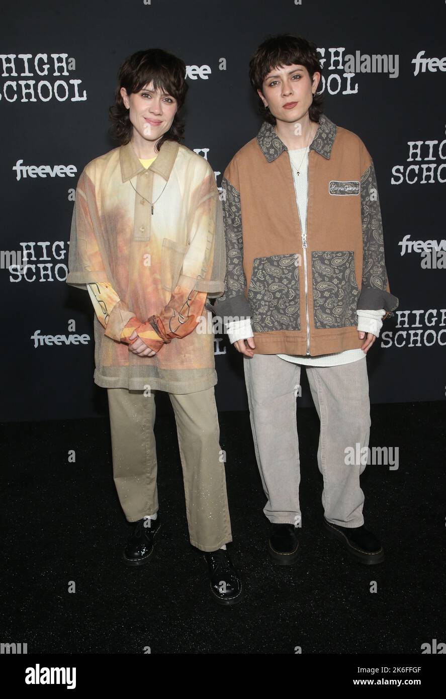 Los Angeles, California, USA. 13th Oct, 2022. Sara Quin, Tegan Quin ...