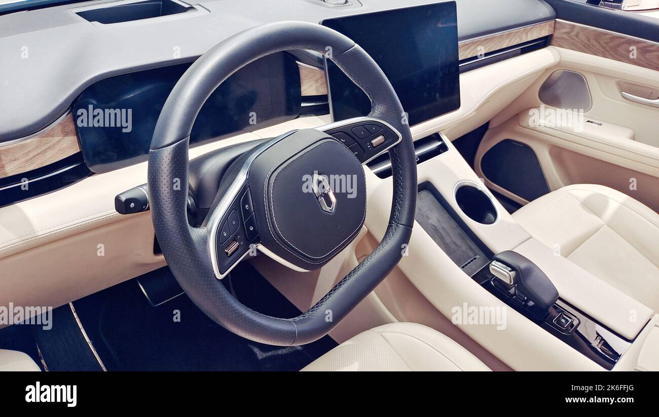 SHANGHAI, CHINA - OCTOBER 13, 2022 - AITO new energy electric vehicles ...