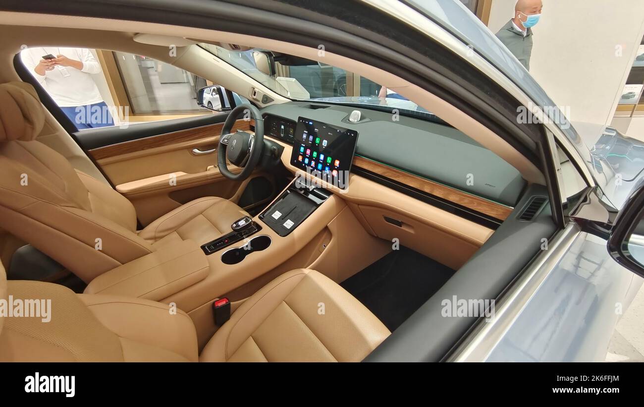 SHANGHAI, CHINA - OCTOBER 13, 2022 - AITO new energy electric vehicles ...