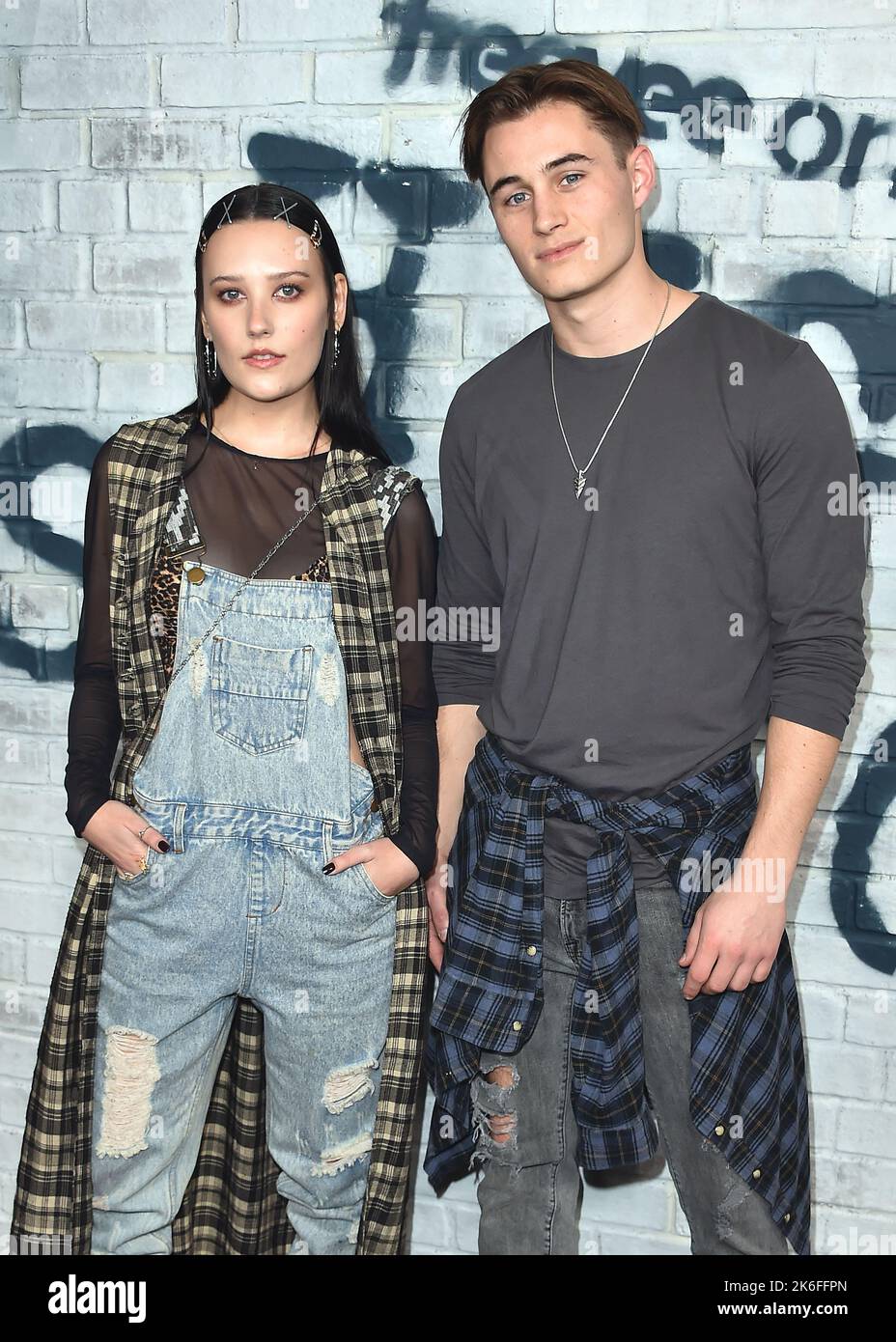 Los Angeles, CA on October 13, 2022. Geena Meszaros and Marcus Della ...