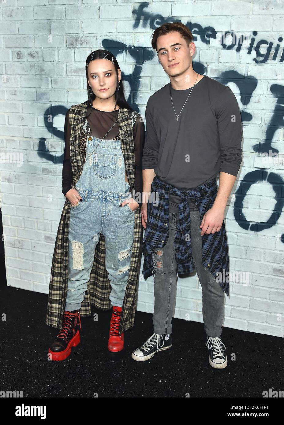 Los Angeles, CA on October 13, 2022. Geena Meszaros and Marcus Della ...