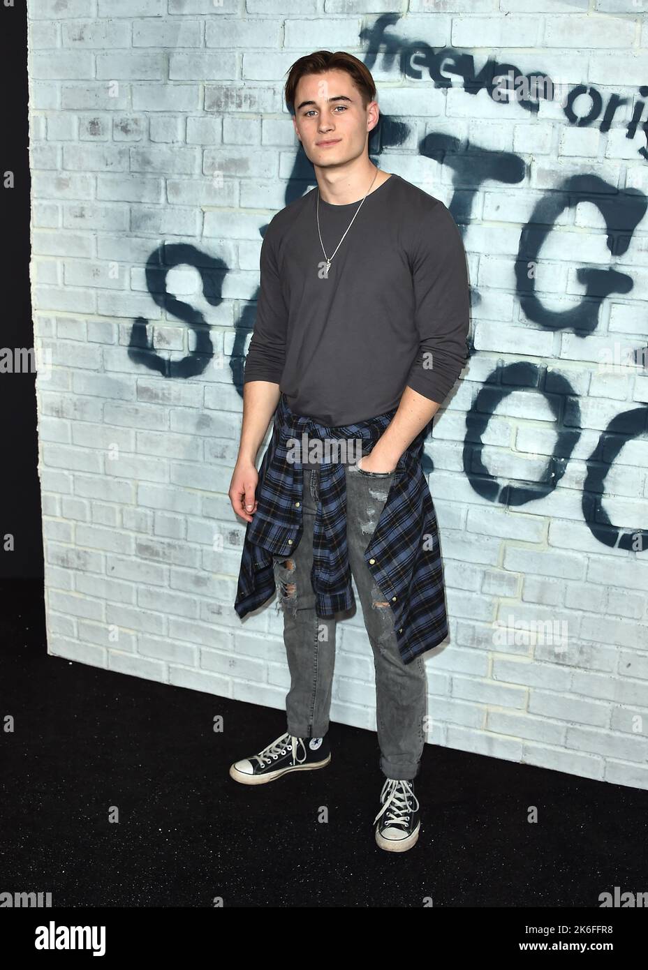 Los Angeles, CA on October 13, 2022. Marcus Della Rosa walking the red ...