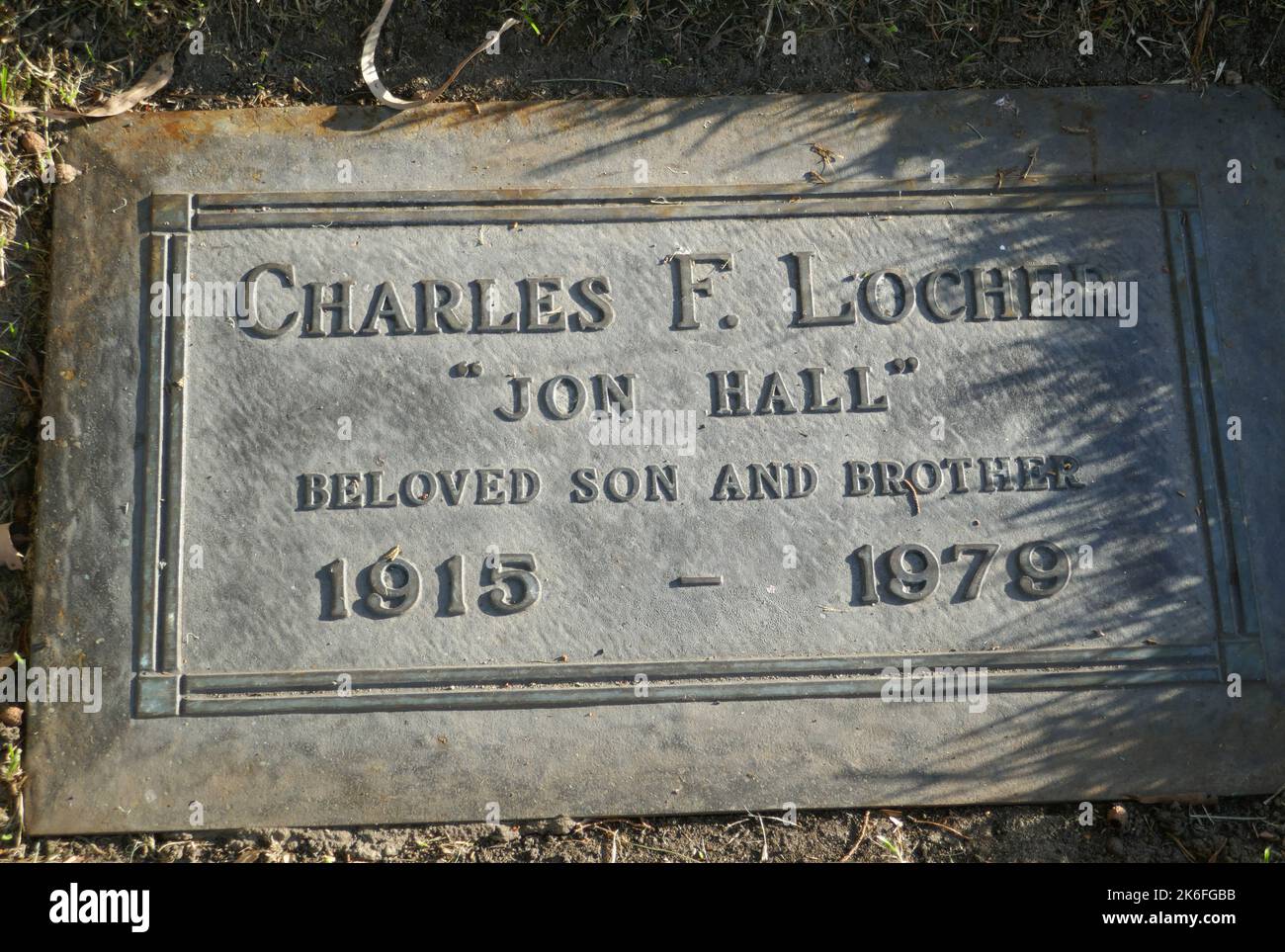 Los Angeles, California, USA 9th October 2022 Actor Jon Hall's Grave at ...