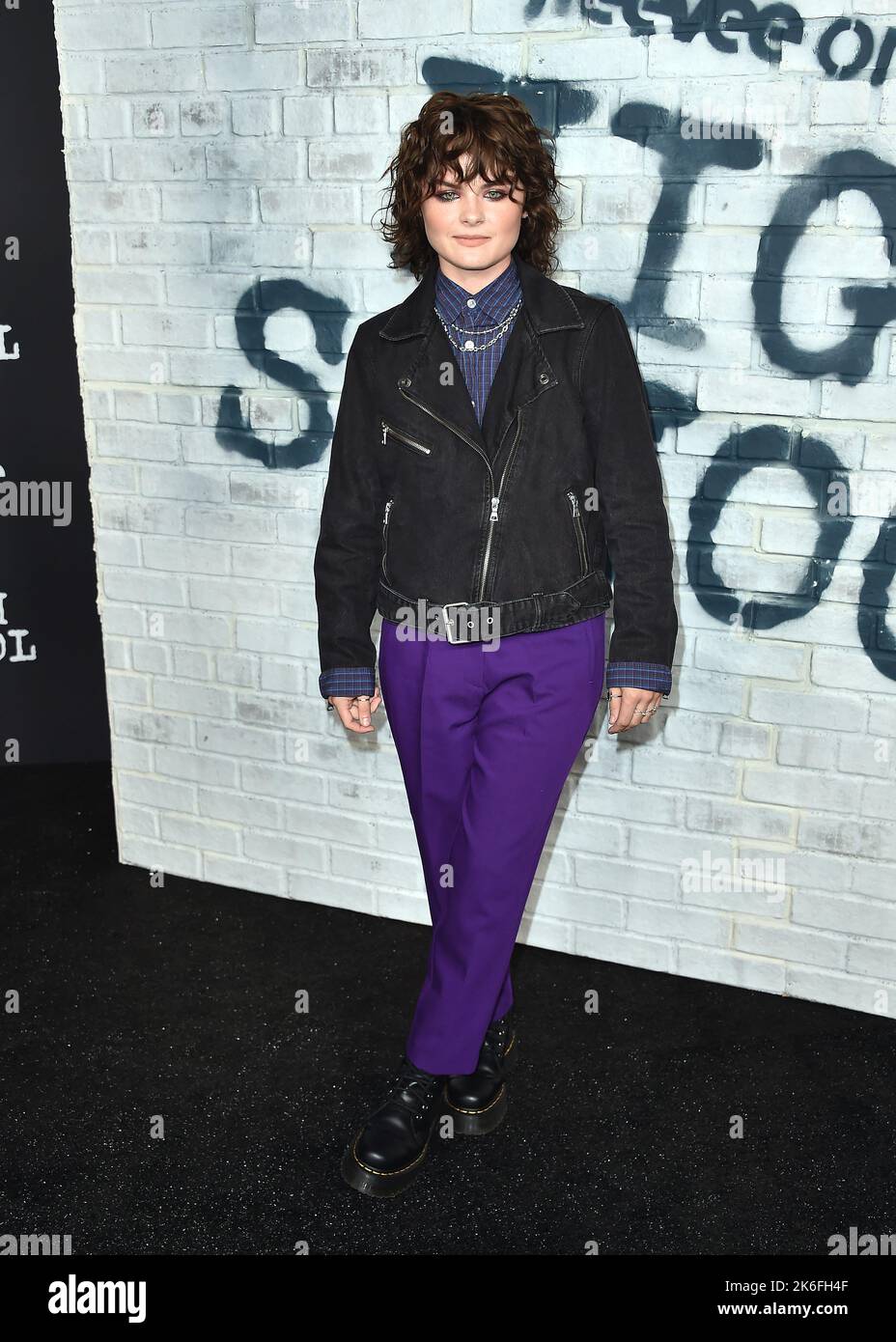 Los Angeles, CA on October 13, 2022. Railey Gilliland walking the red ...