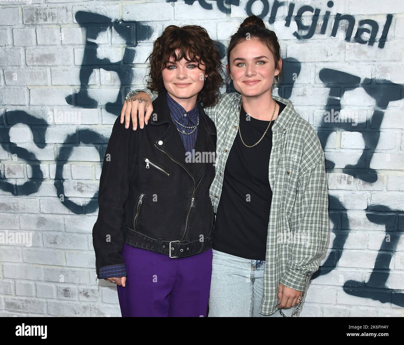 Los Angeles, USA. 13th Oct, 2022. Railey Gilliland and Seazynn ...