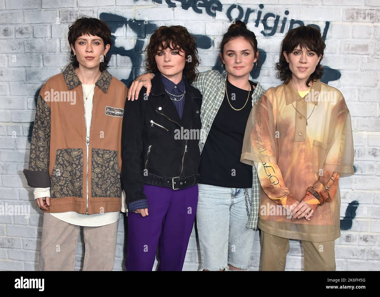 Los Angeles, CA on October 13, 2022. Tegan Quin, Railey Gilliland ...