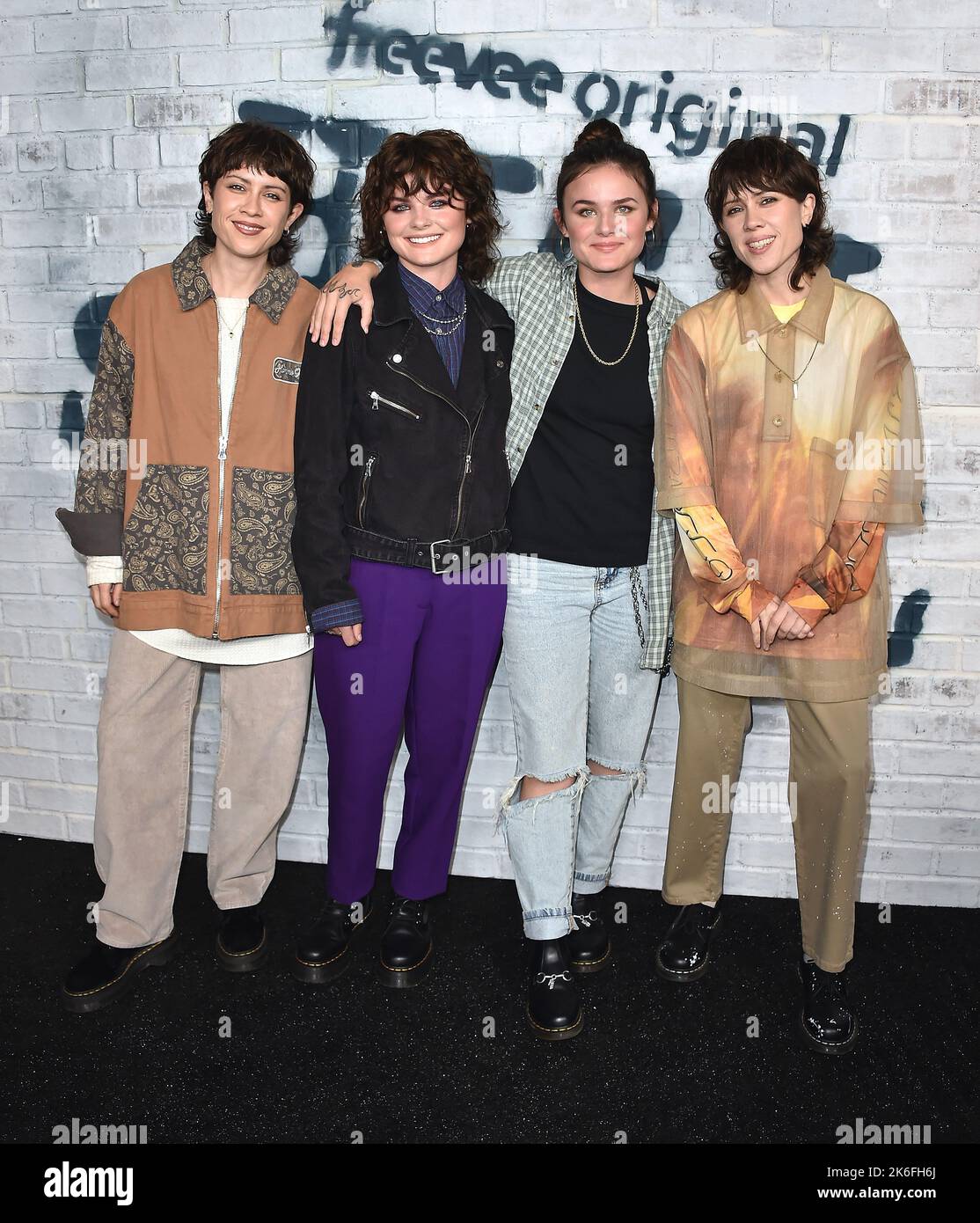 Los Angeles, CA on October 13, 2022. Tegan Quin, Railey Gilliland ...