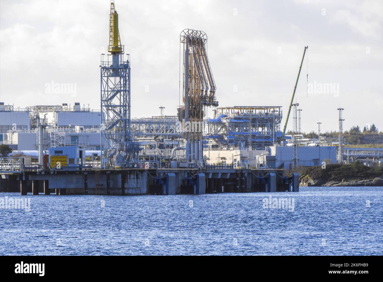 Aukra 20221013.Ormen Lange land plant in Aukra. Nyhamna gas plant ...
