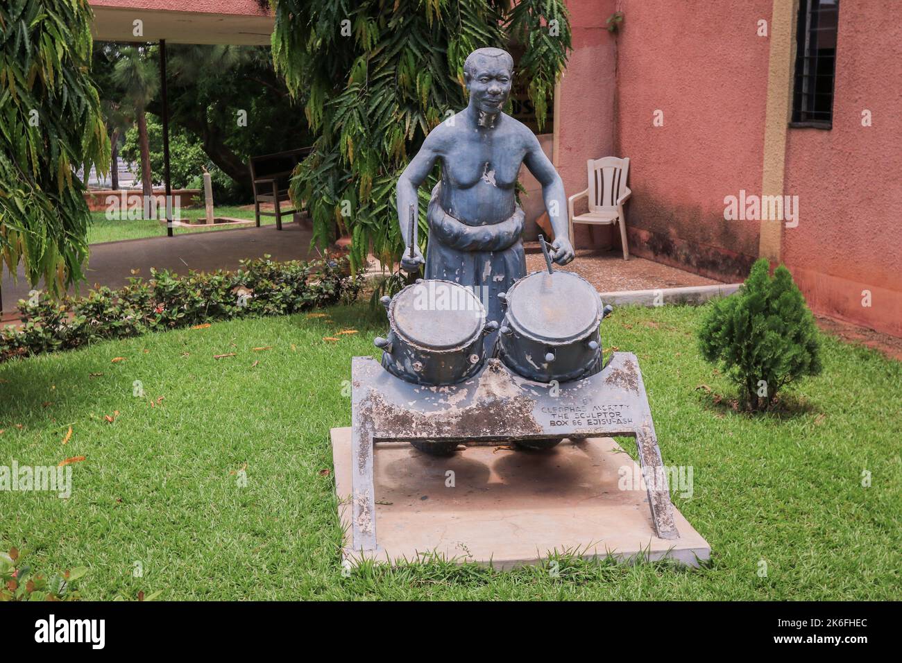 Kumasi, Ghana - April 06, 2022: Traditional African Monument in the ...