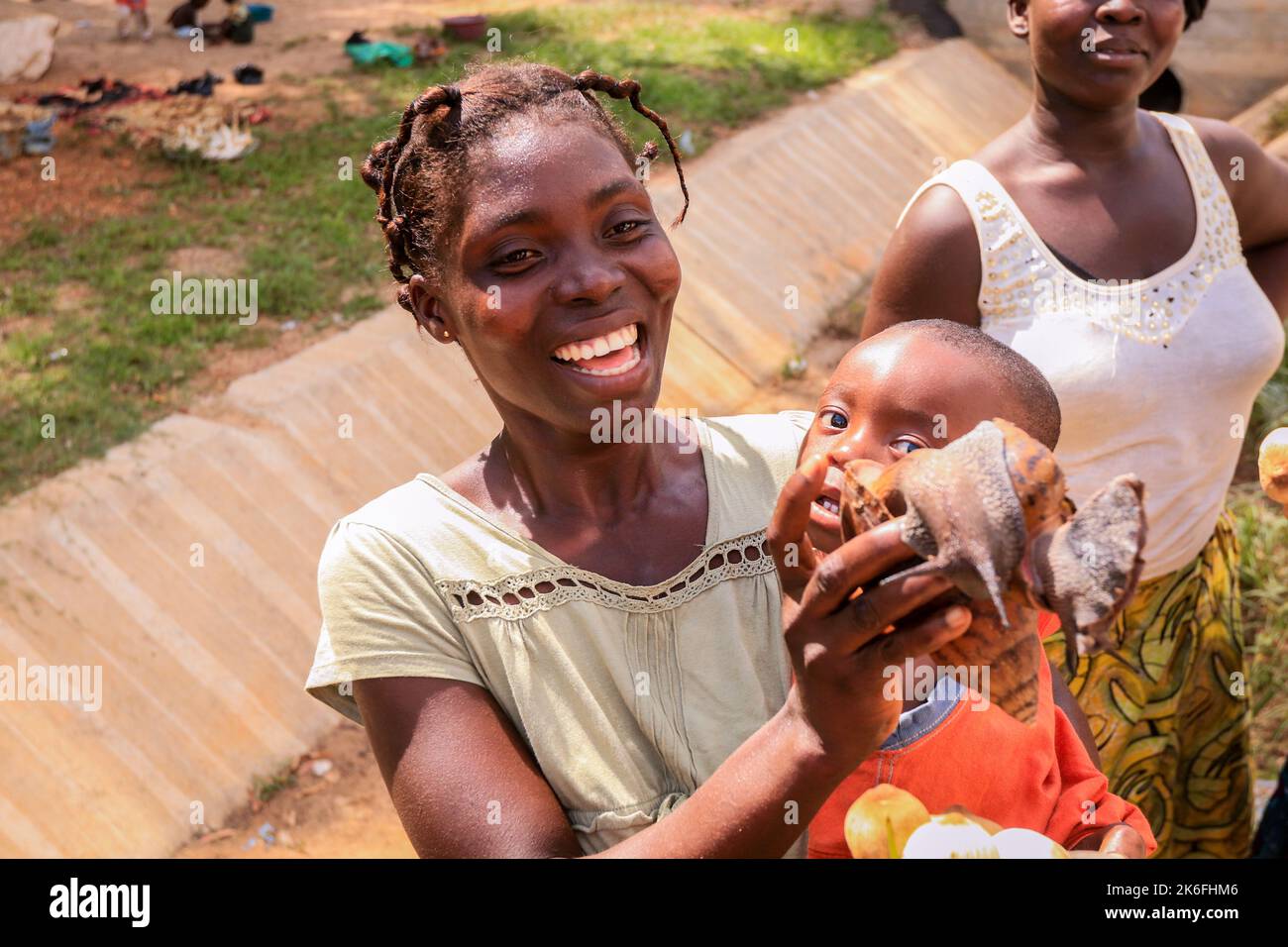 Ghana poverty hi-res stock photography and images - Alamy
