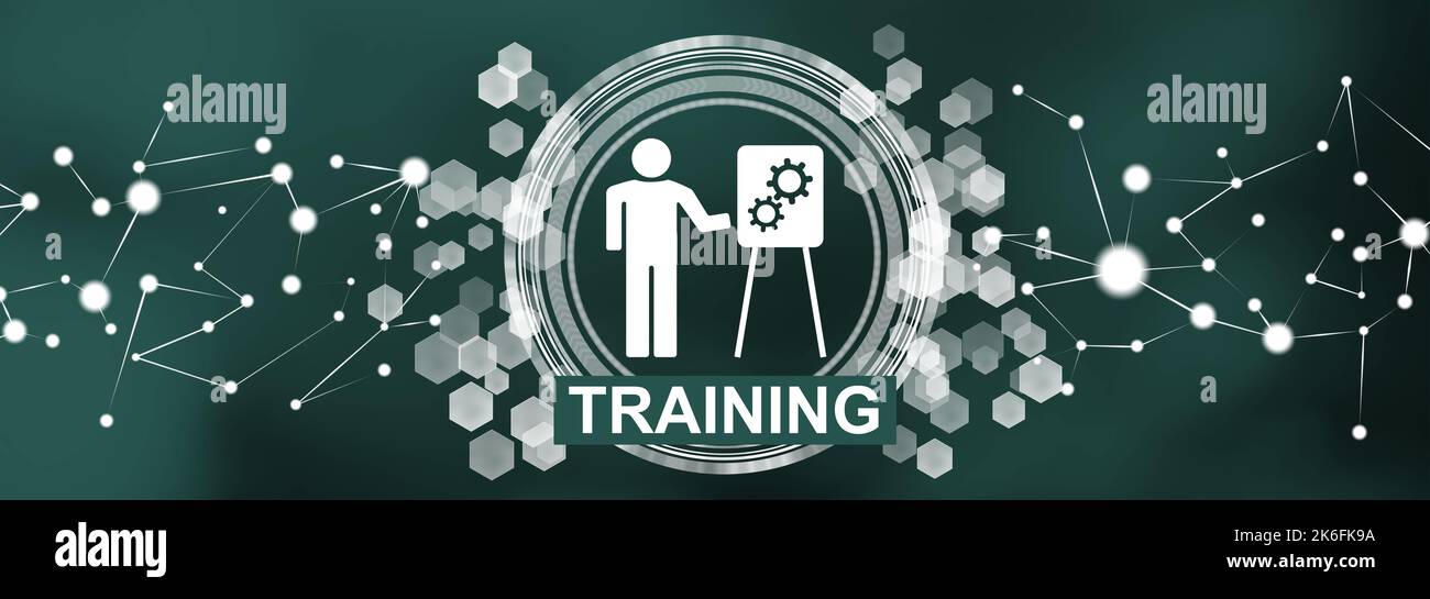 Illustration of a training concept Stock Photo - Alamy
