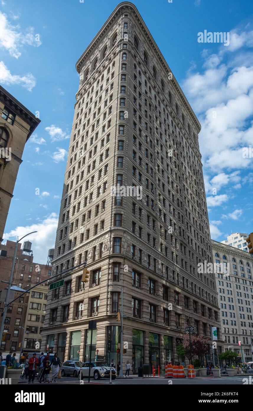 New York City, United States of America – May 6, 2017. The Flatiron ...