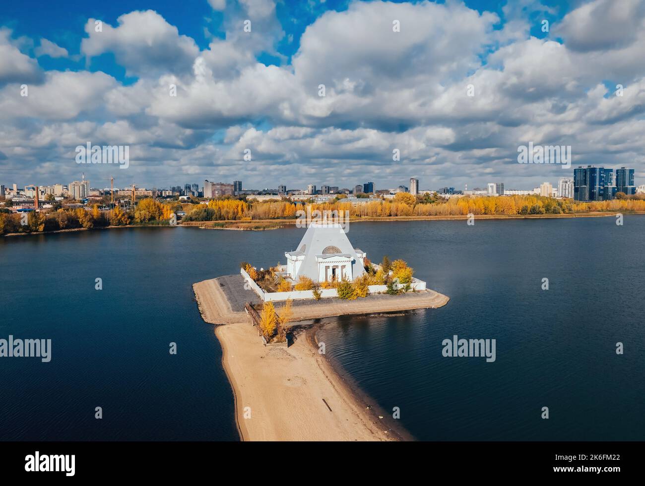 Kazan, Russia. Temple is a monument to the soldiers who fell during the ...