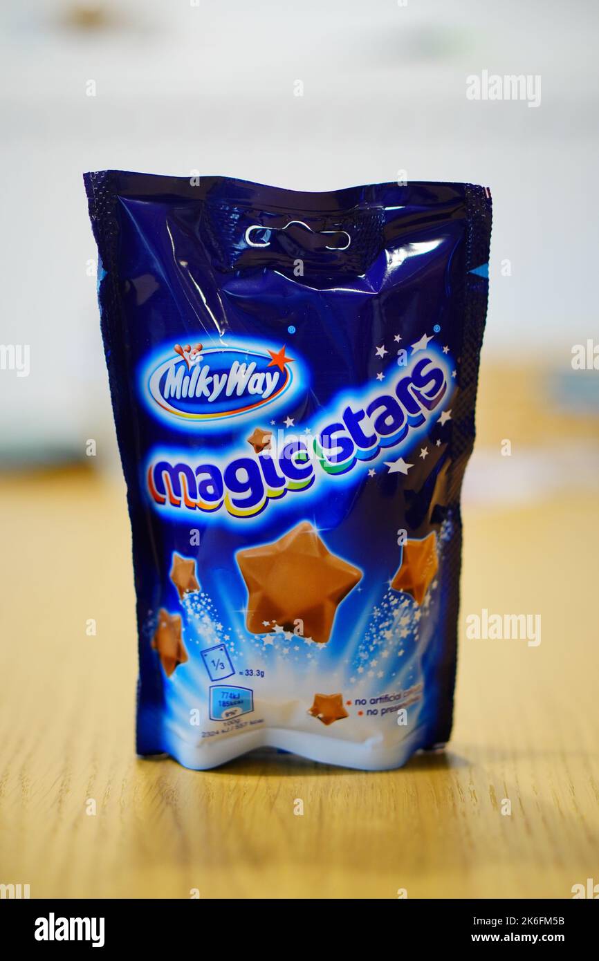 Chocolates milky way magic stars hi-res stock photography and images ...