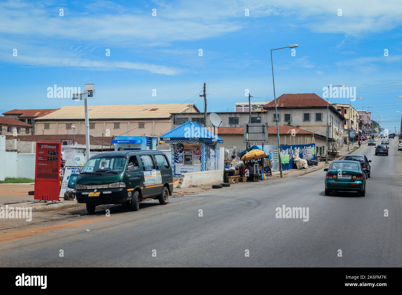 Kumasi, Ghana - April 06, 2022: Local Ghana People crossing the Crowded ...