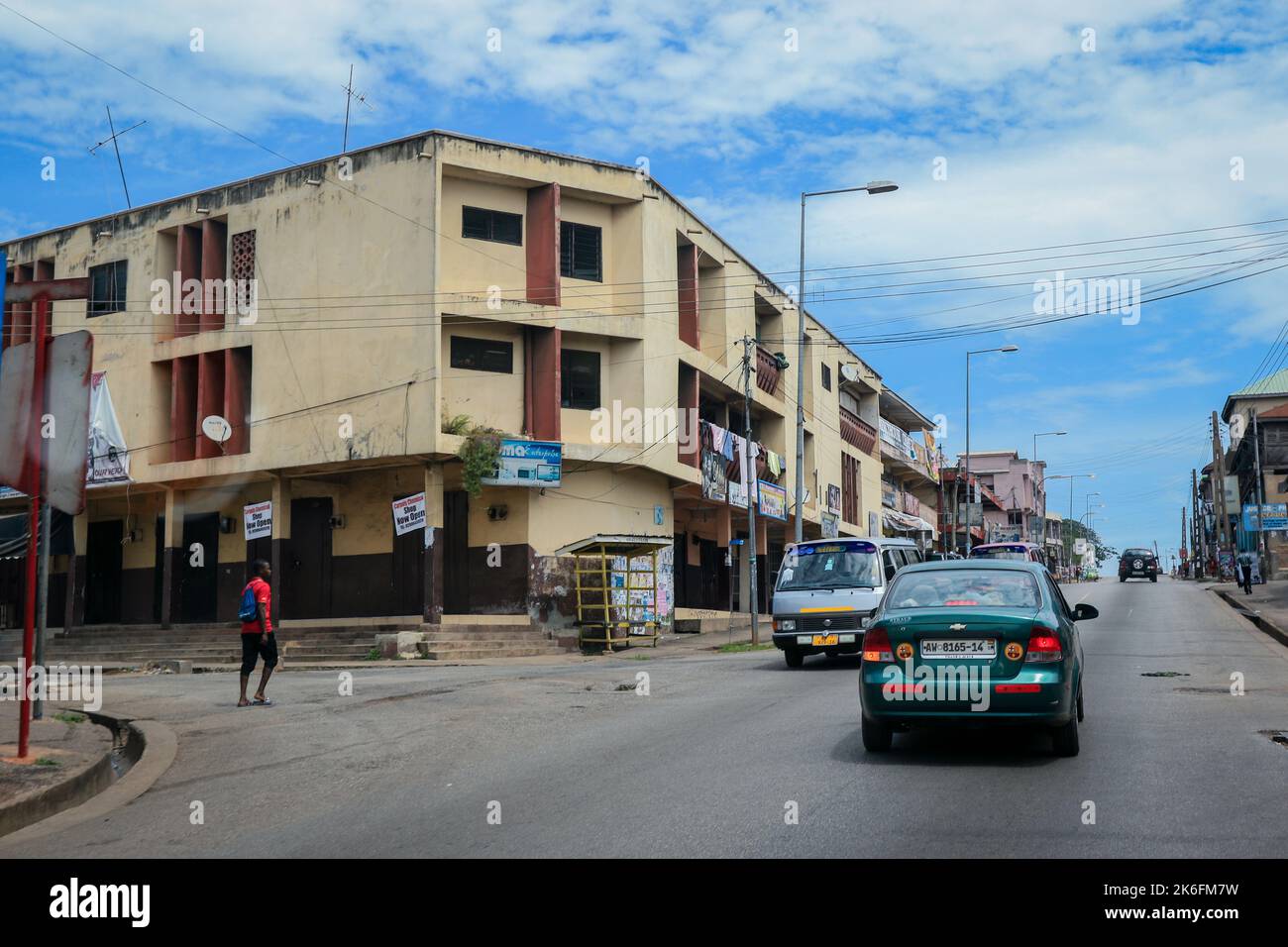 Kumasi, Ghana - April 06, 2022: Local Ghana People crossing the Crowded ...