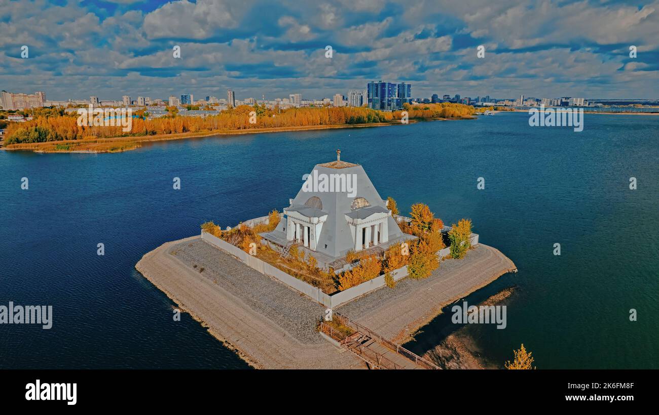 Kazan, Russia. Temple is a monument to the soldiers who fell during the ...