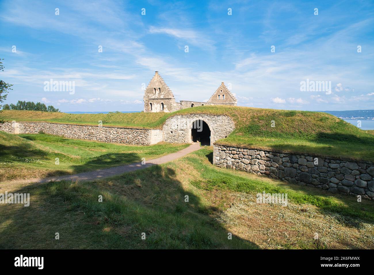 Visingsborg Castle in Sweden on the island of Visingsoe in Lake ...