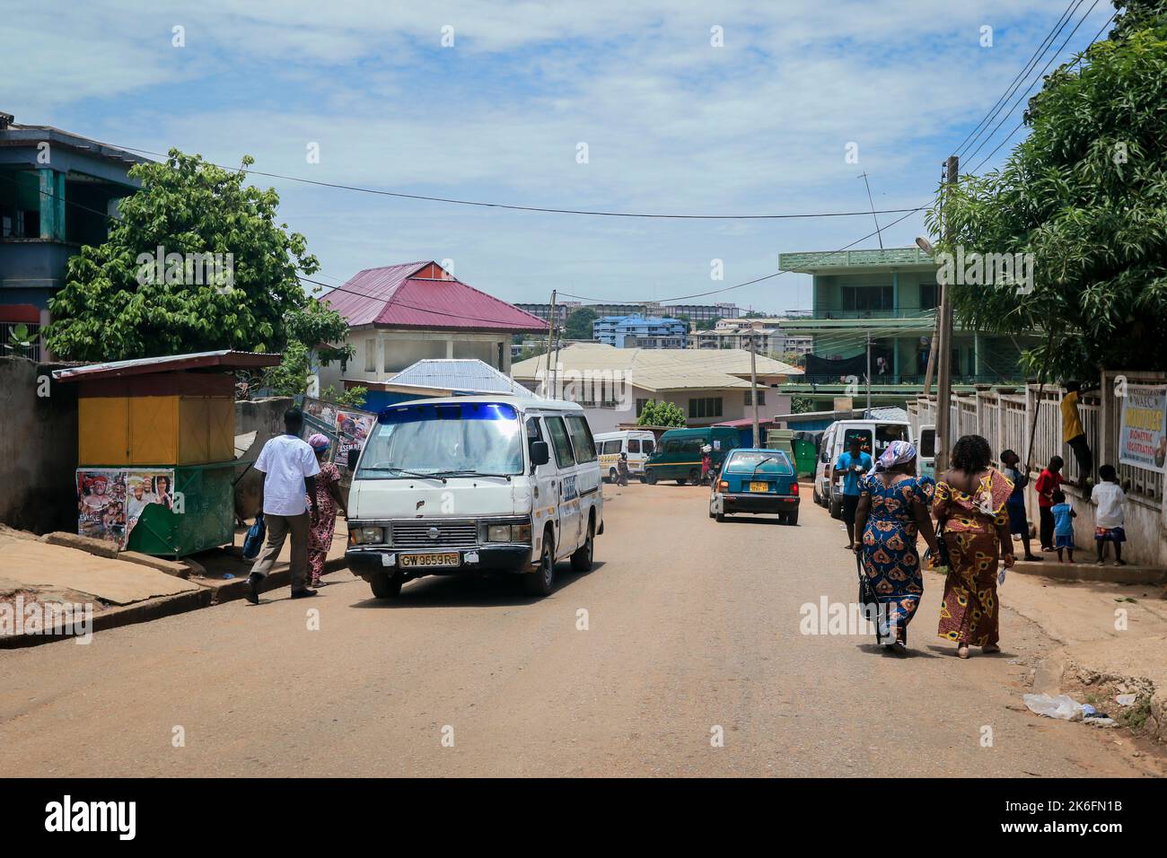 Kumasi, Ghana - April 07, 2022: Traditional View of the City Center of ...