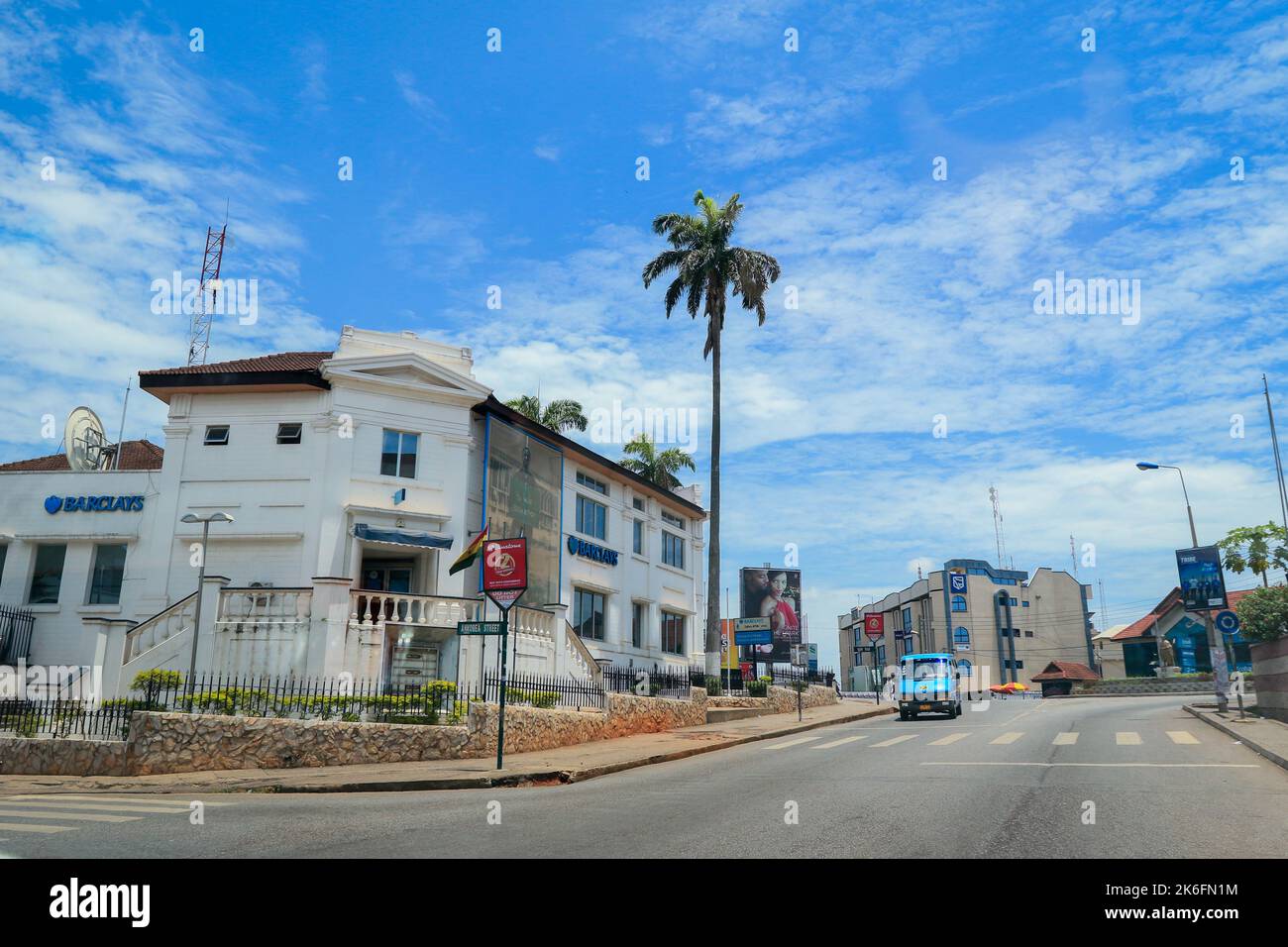 Kumasi, Ghana - April 07, 2022: Traditional View of the City Center of ...