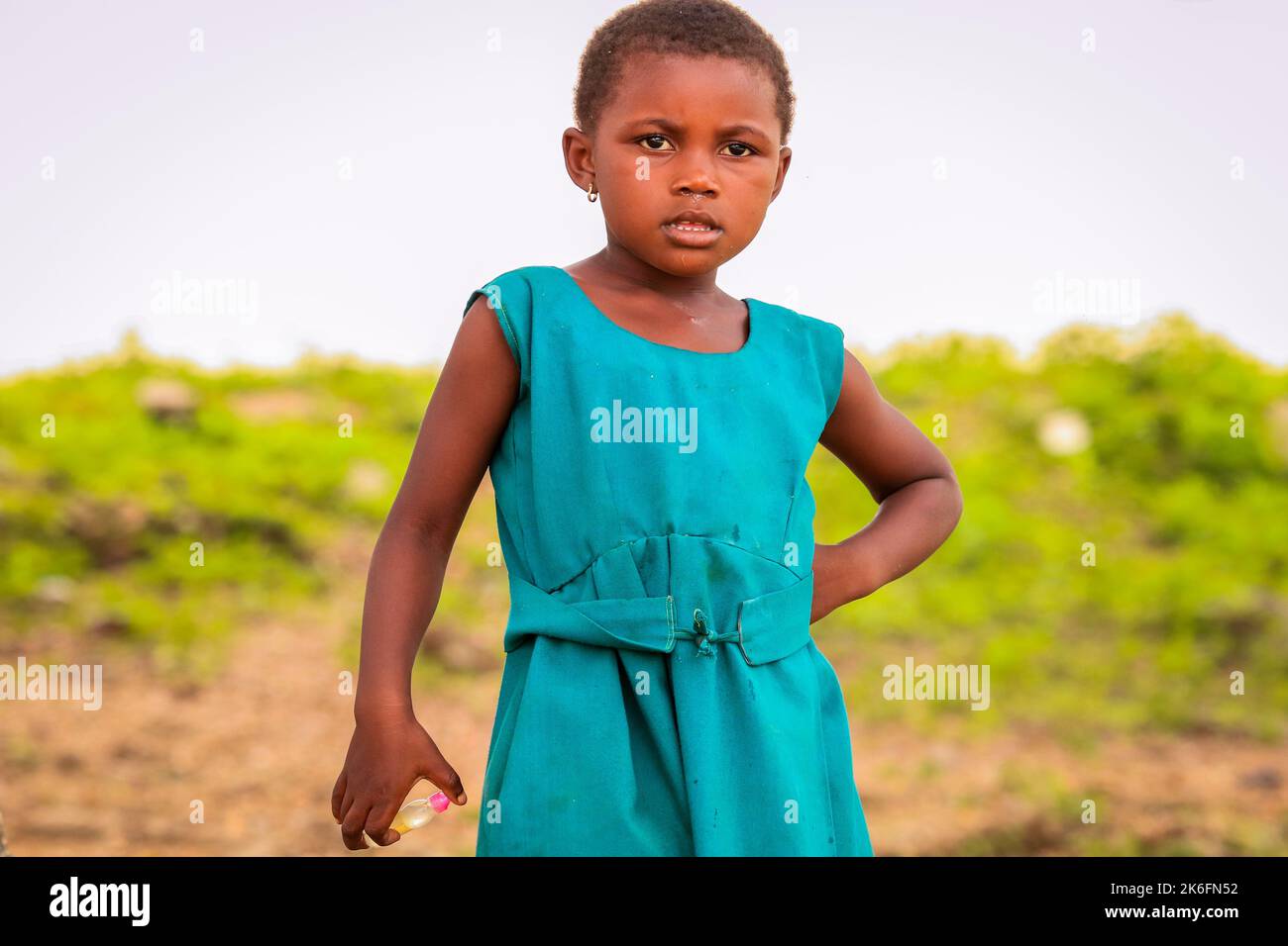 Amedzofe, Ghana - April 07, 2022: African Pupils in Colorful School ...
