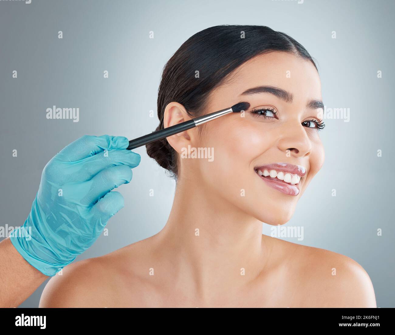 Getting all done up. Cropped portrait of an attractive young woman ...