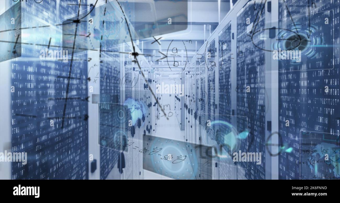 The global network of internet service providers or data processing ...