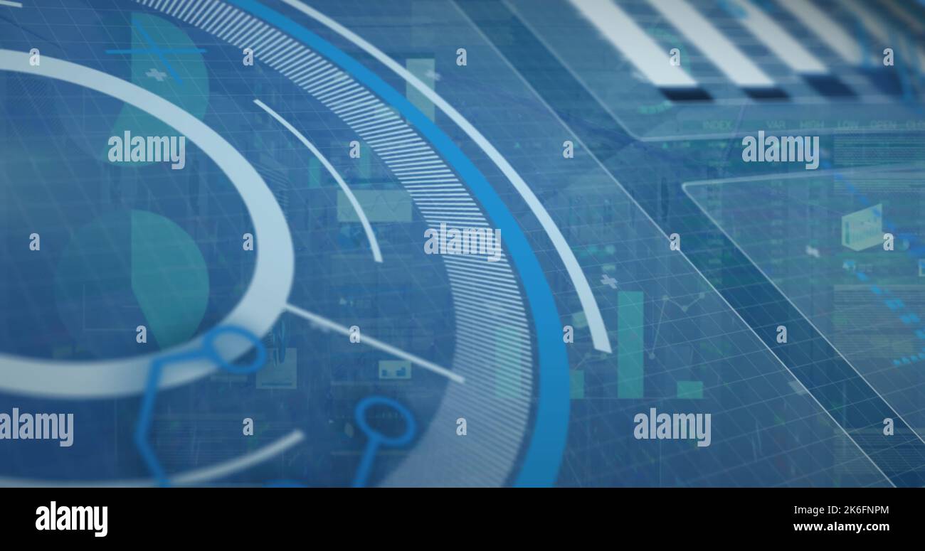 This image shows how data is processed and how technology connects ...