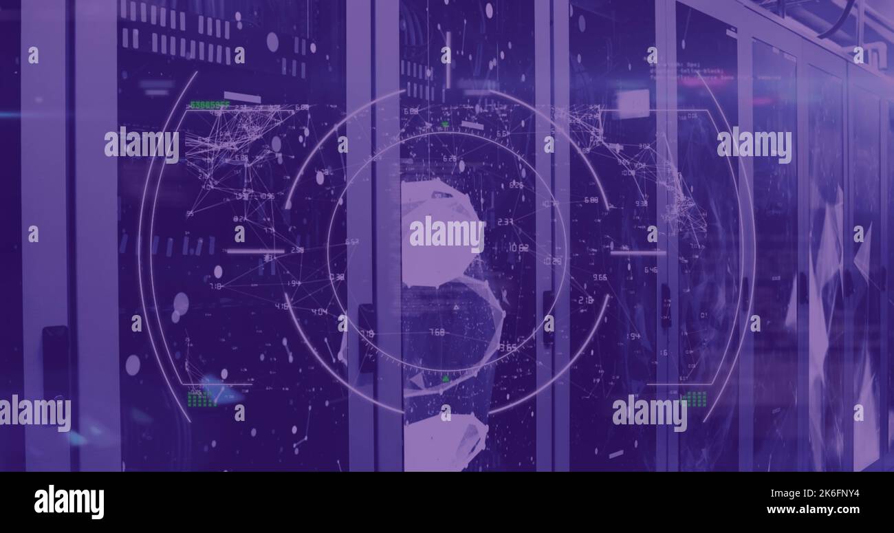 Image of good vibes text with network of connections and data ...