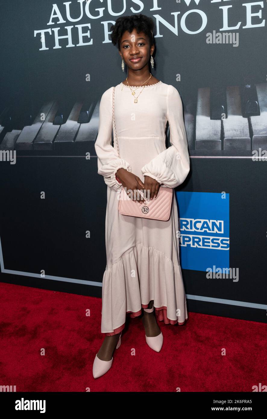 Nadia Daniel attends opening night of revival of August Wilson's The Piano Lesson at Ethel ...