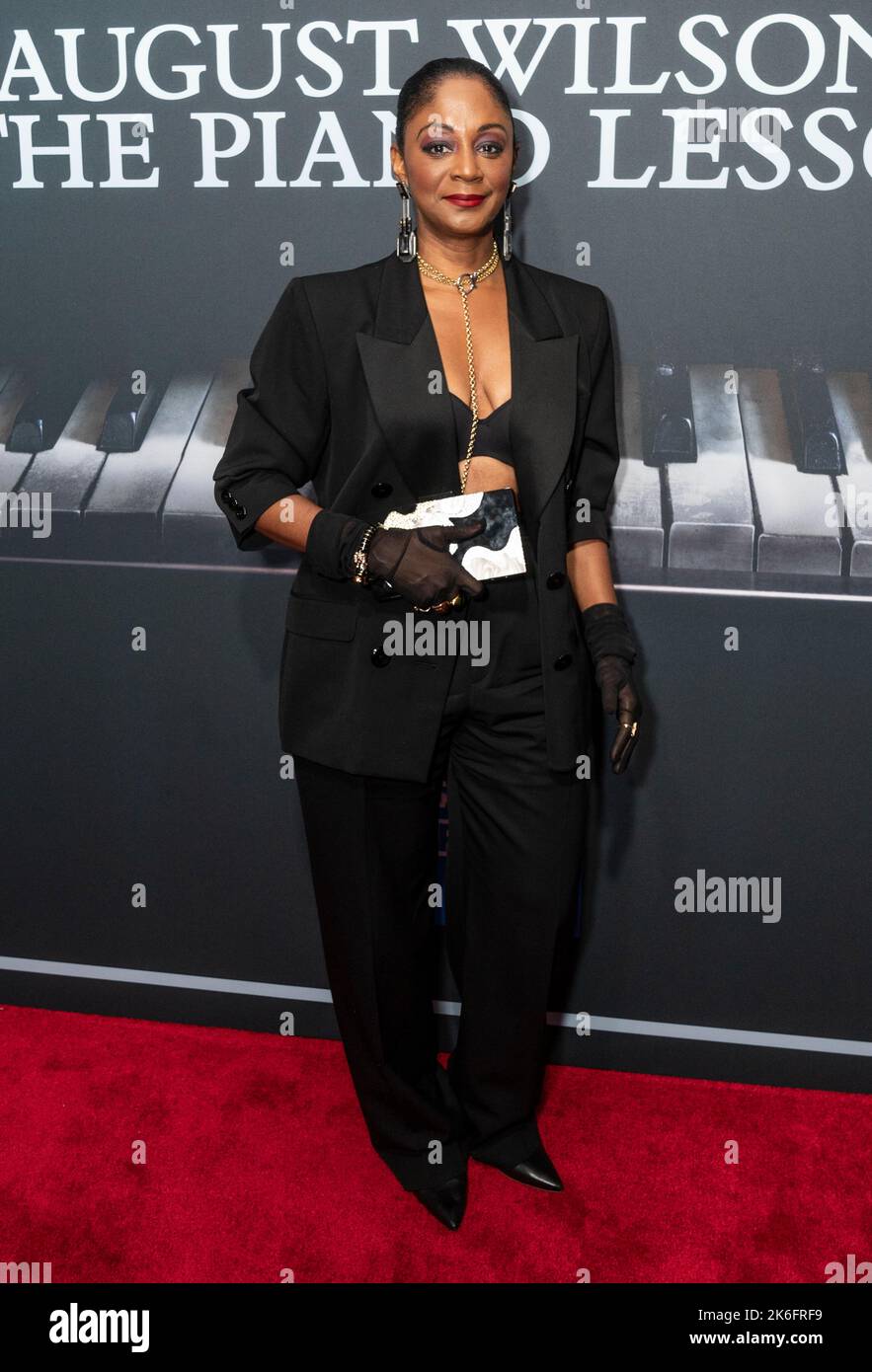 April Matthis attends opening night of revival of August Wilson's The ...