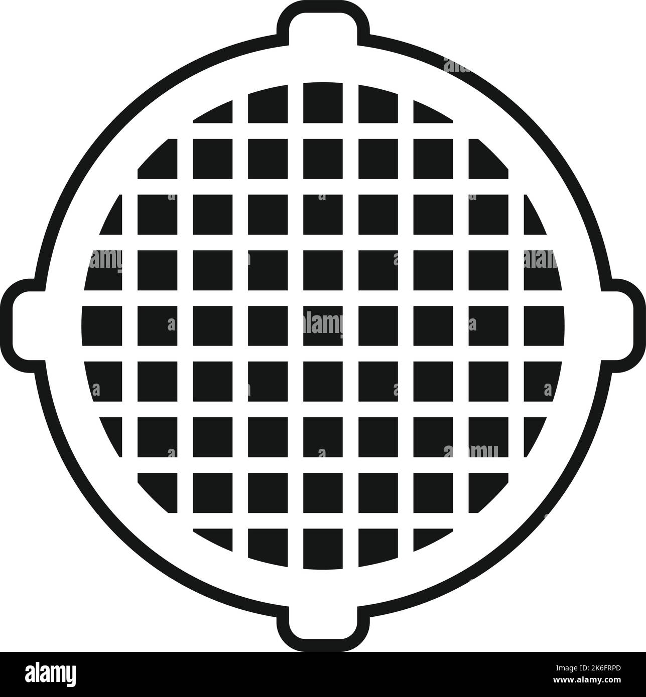 Industrial manhole icon simple vector. Road city. Metal circle Stock ...