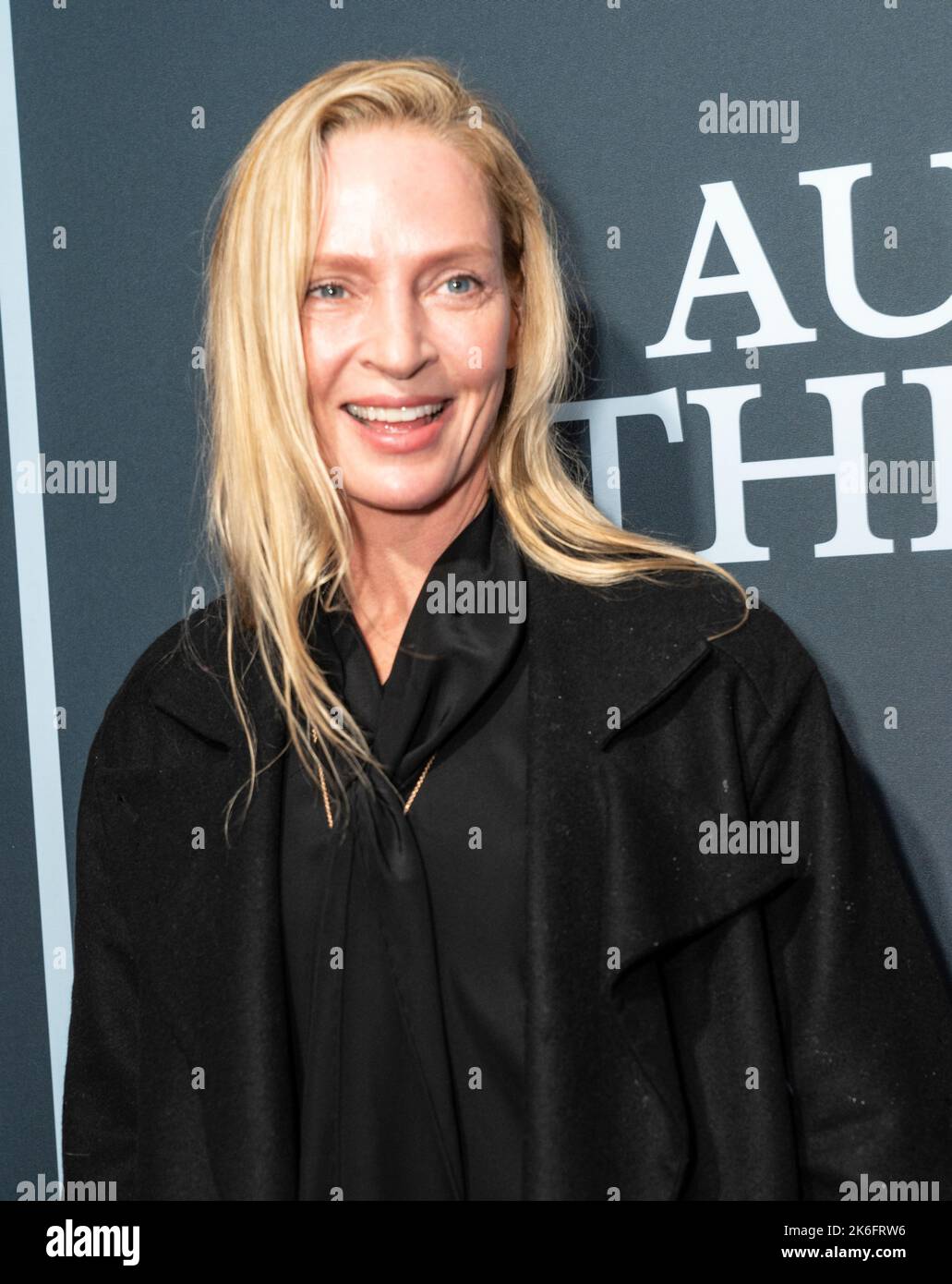 Uma Thurman attends opening night of revival of August Wilson's The ...