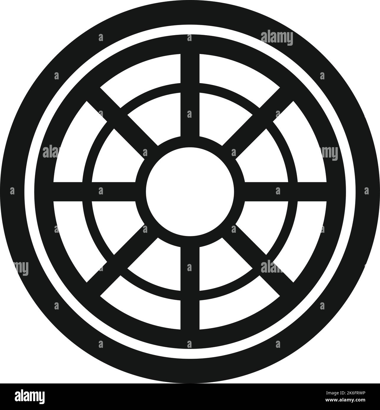 City manhole icon simple vector. Road sewer. Lid street Stock Vector ...