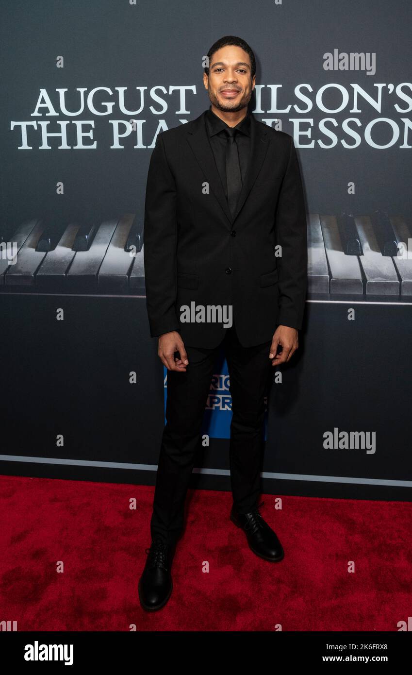 Ray Fisher attends opening night of revival of August Wilson's The ...