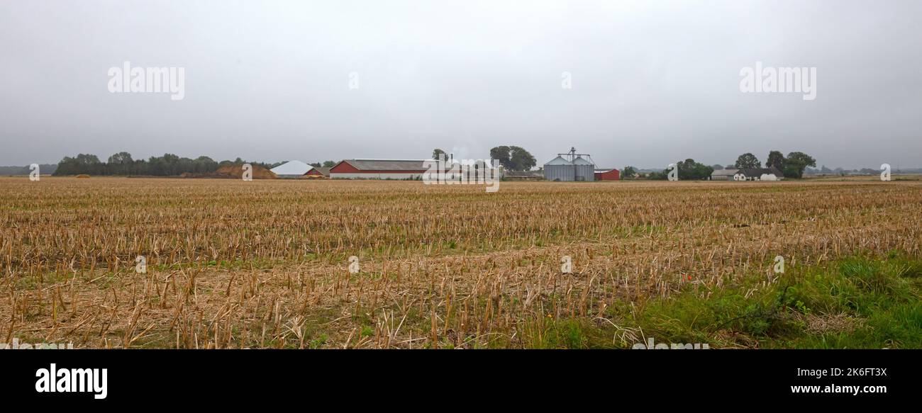 Danish farm building, agriculture farming, large complex Stock Photo ...