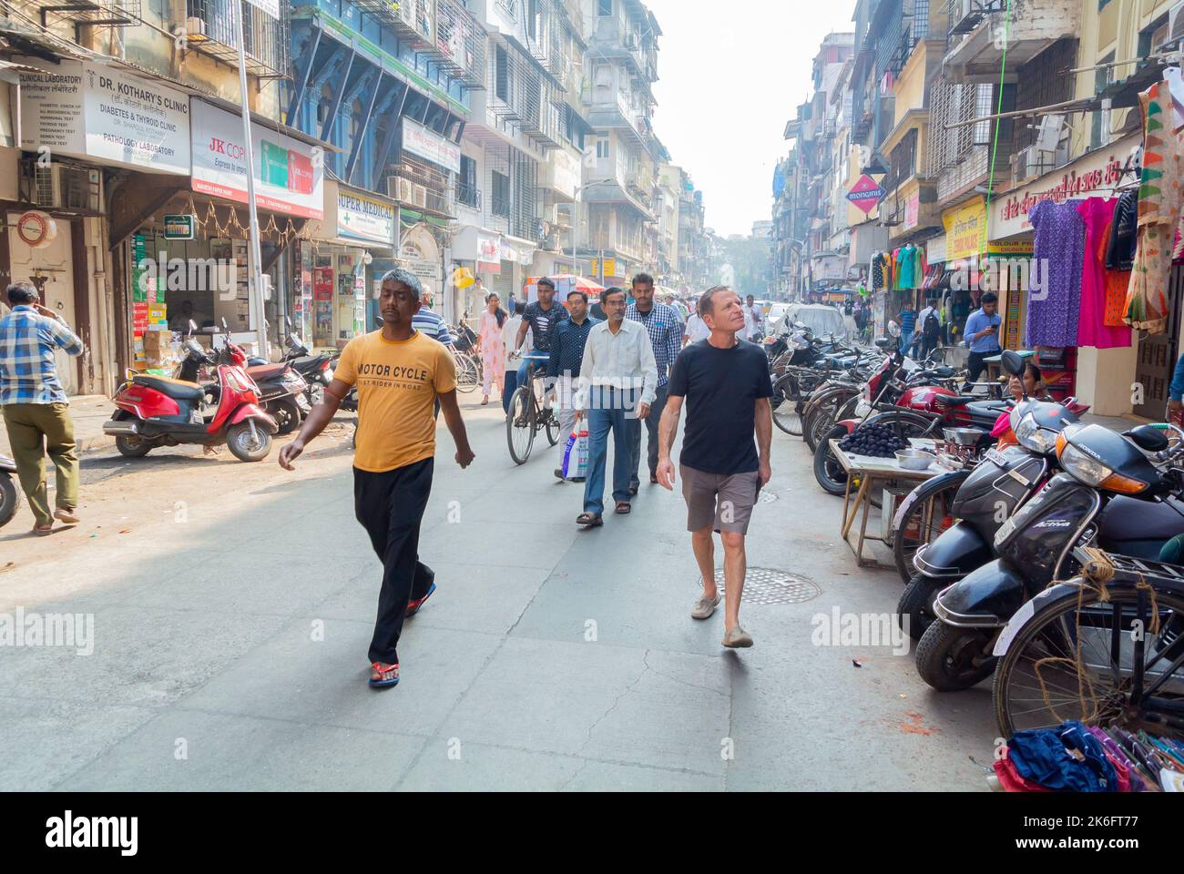 Mumbai, Maharashtra, South India, 31th of December 2019: a tourist and ...