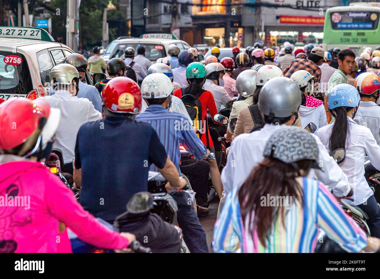 Vietnam traffic crowd saigon hi-res stock photography and images - Alamy