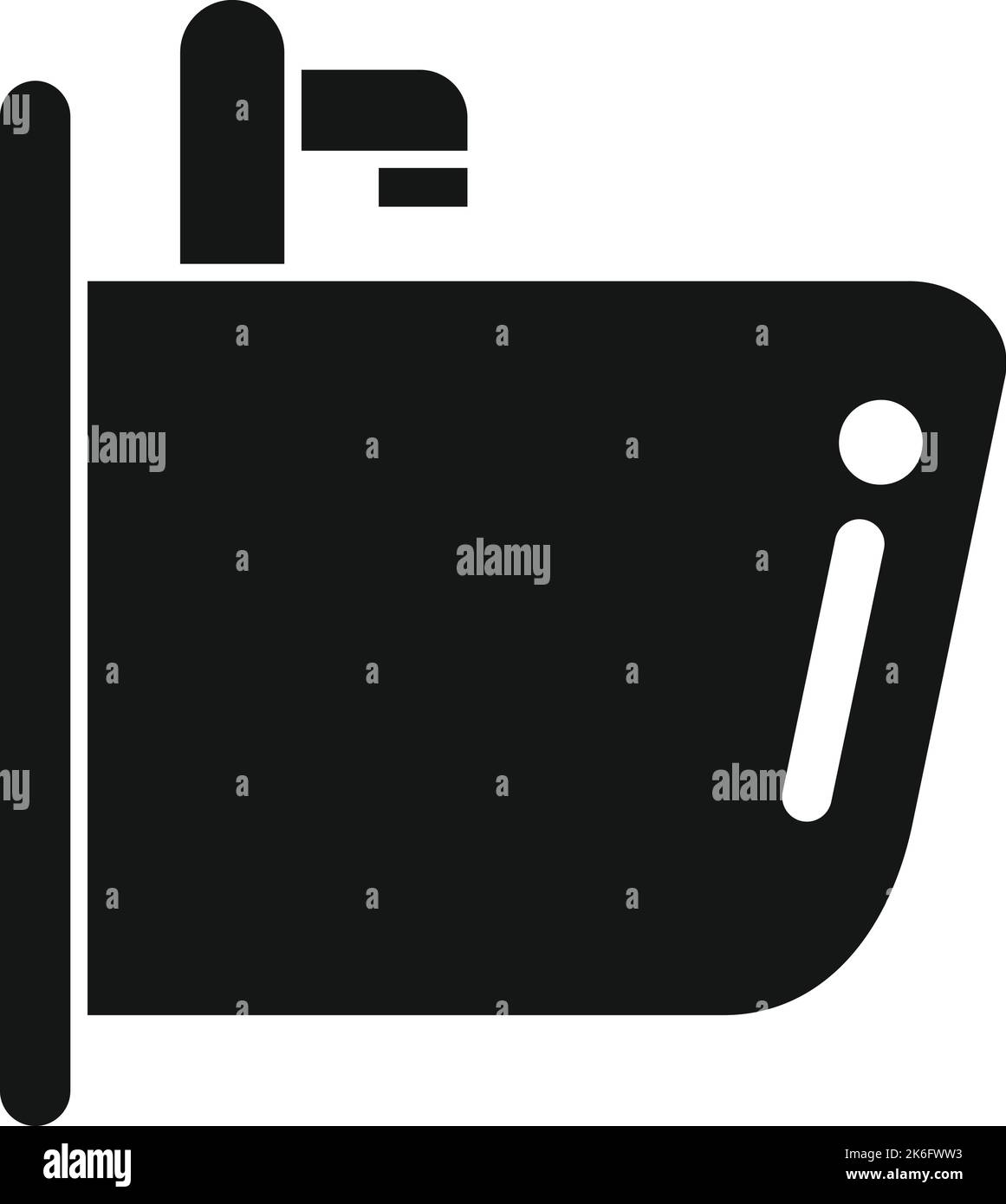 Ceramic wash basin icon simple vector. Wc toilet. Public room Stock ...