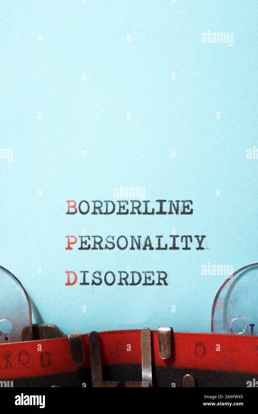 Borderline personality disorder hi-res stock photography and images - Alamy