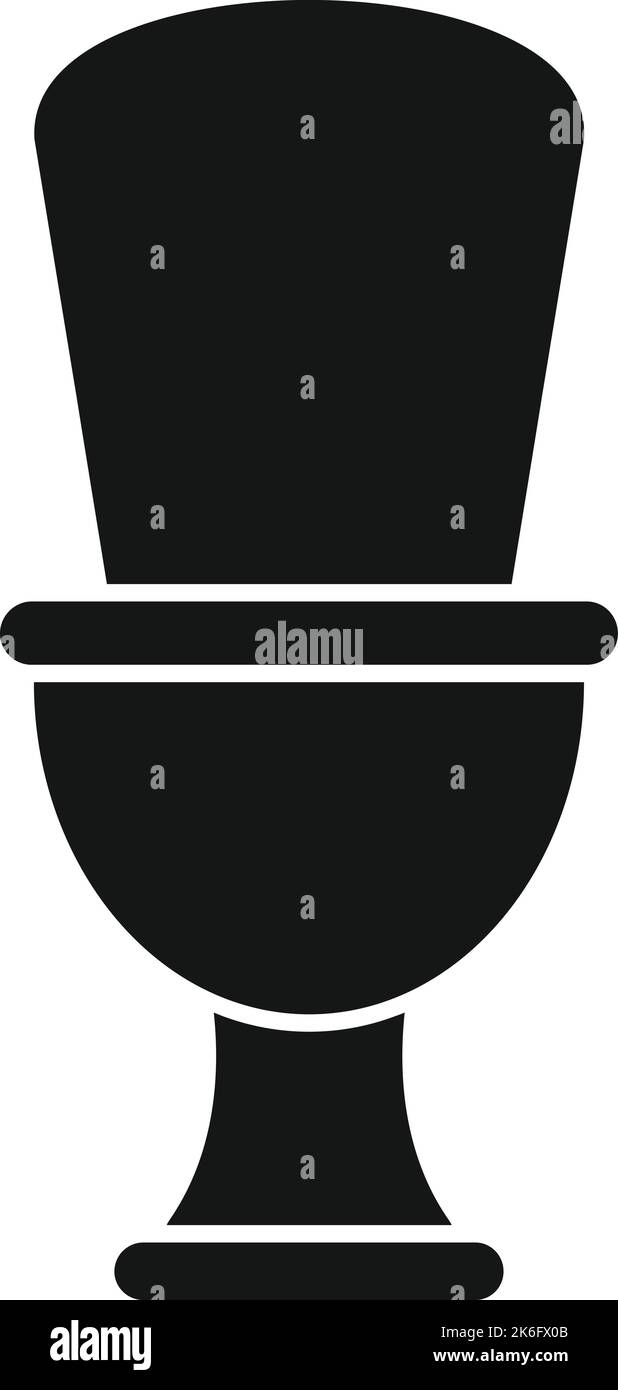 Modern toilet icon simple vector. Wc room. Public door Stock Vector ...